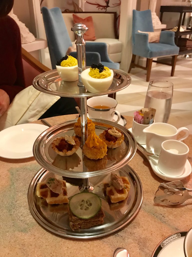 Afternoon Tea at Camellias in Hotel Bennett – Charleston, SC